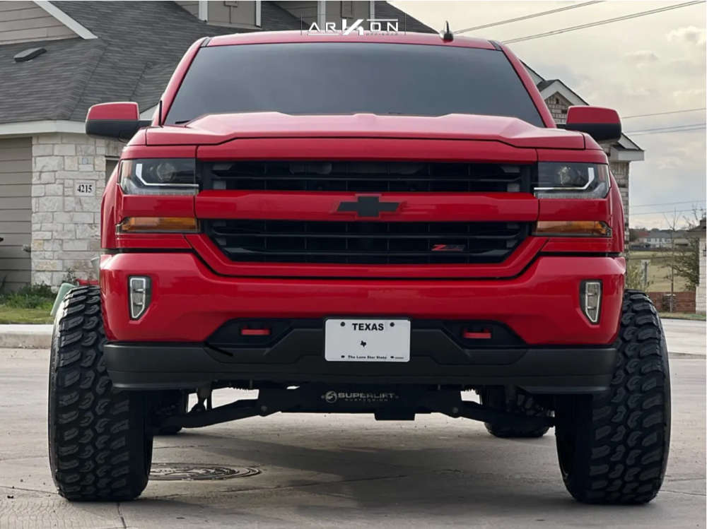 2017 Chevrolet Silverado 1500 Wheel Offset Hella Stance >5" Suspension ...