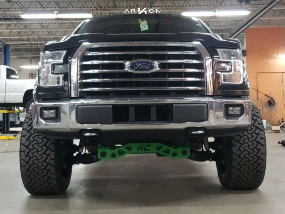 2017 Ford F-150 Wheel Offset Super Aggressive 3"-5" Suspension Lift 6 ...