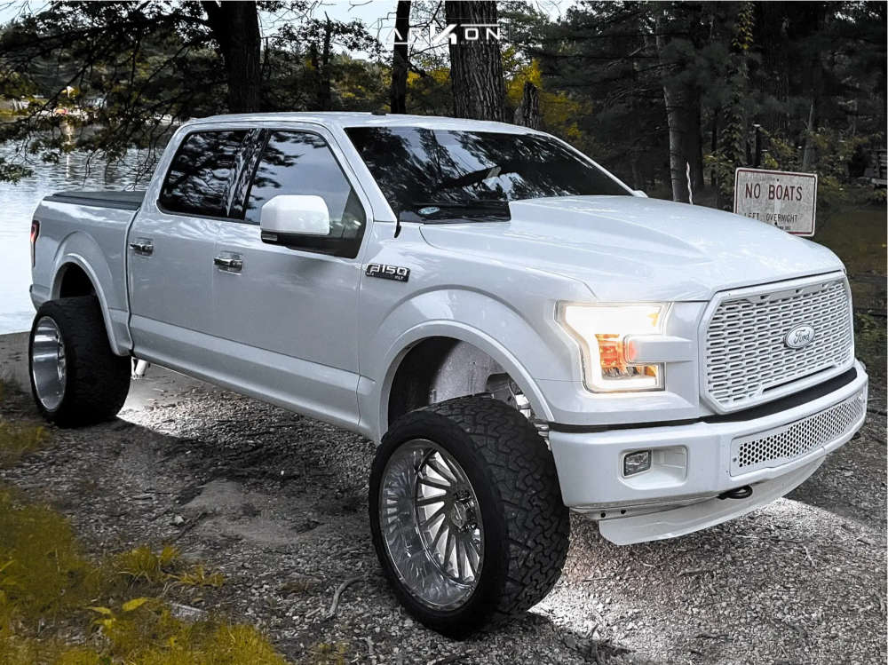 2016 Ford F-150 Wheel Offset Super Aggressive 3"-5" Suspension Lift 3 ...