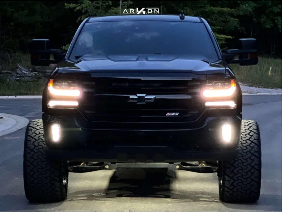 2016 Chevrolet Silverado 1500 Wheel Offset Hella Stance >5" Suspension ...