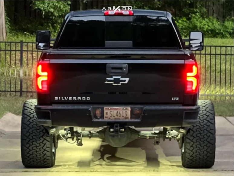 2016 Chevrolet Silverado 1500 Wheel Offset Hella Stance >5" Suspension ...