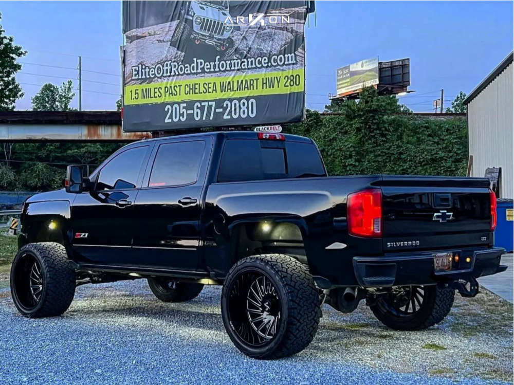 2016 Chevrolet Silverado 1500 Wheel Offset Hella Stance >5" Suspension ...