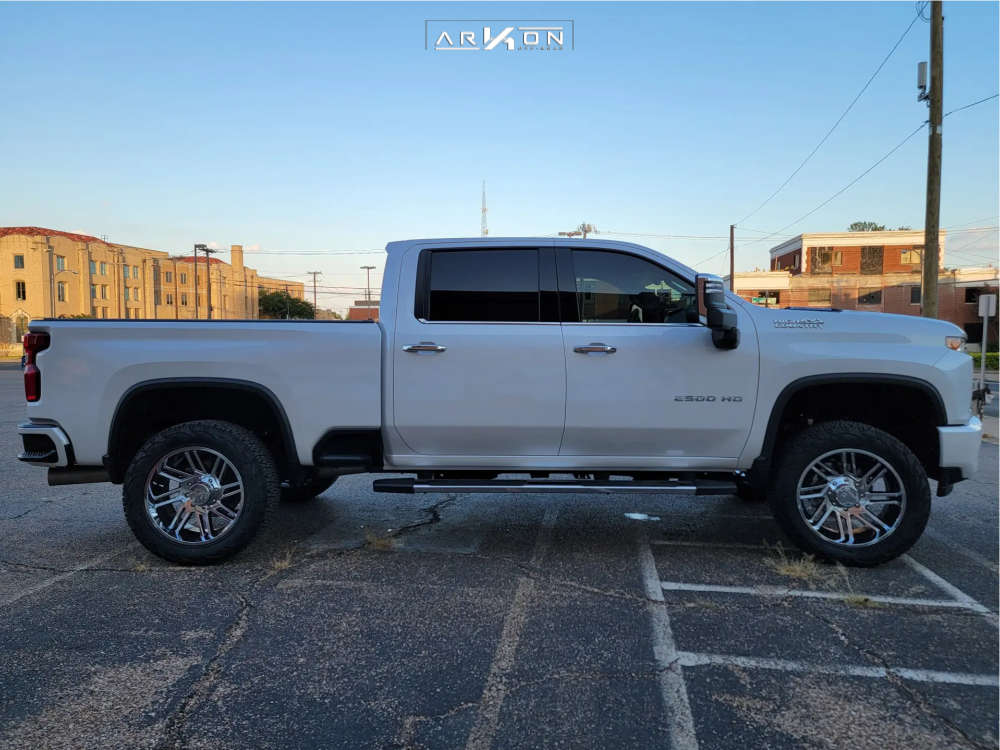 2021 Chevrolet Silverado 2500 HD Wheel Offset Aggressive > 1" Outside ...