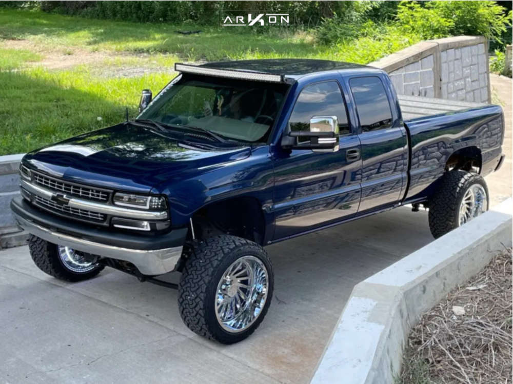 2002 Chevrolet Silverado 1500 Wheel Offset Super Aggressive 3"-5 ...