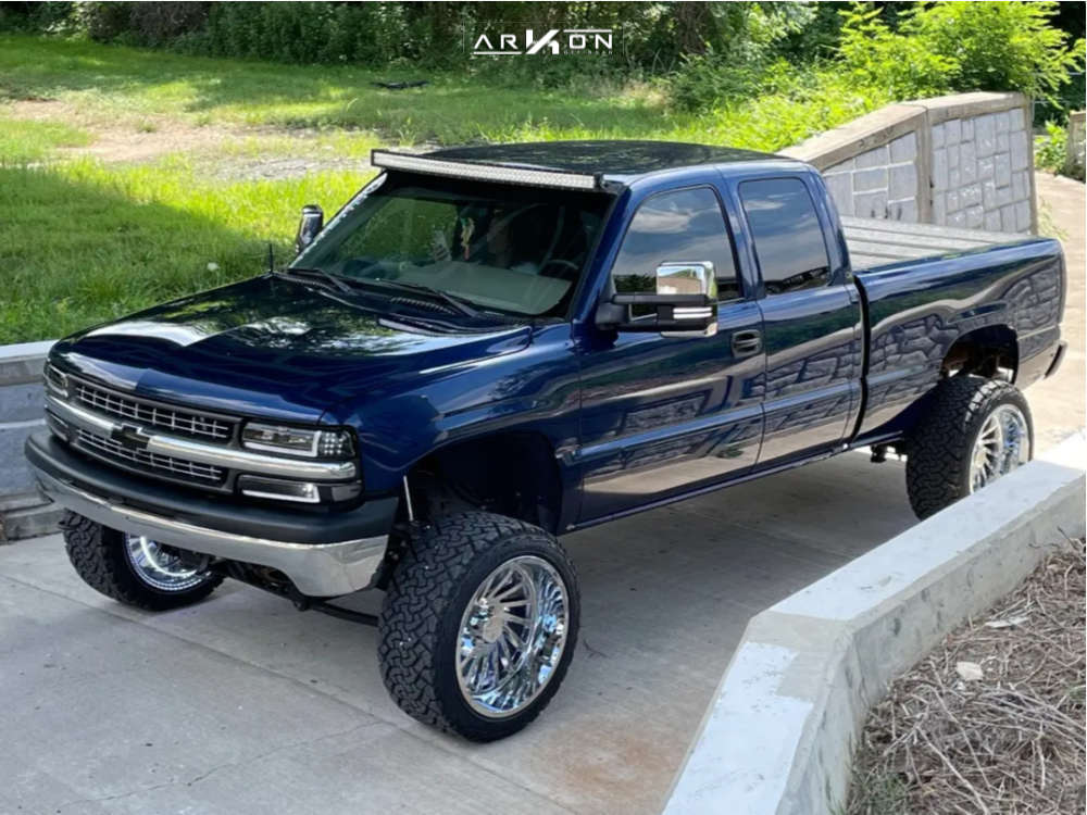 2002 Chevrolet Silverado 1500 Wheel Offset Super Aggressive 3"-5 ...