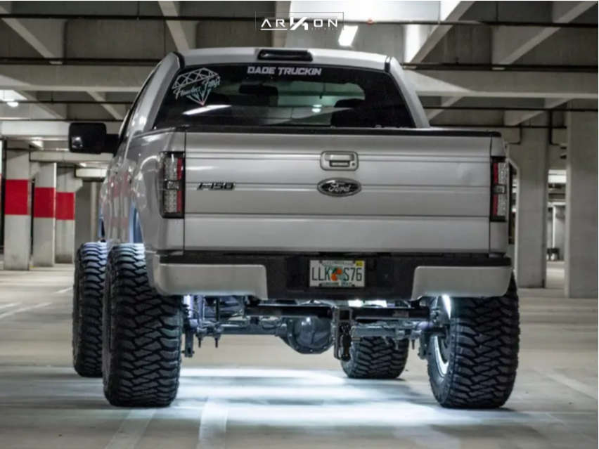 2009 Ford F-150 Wheel Offset Super Aggressive 3"-5" Suspension Lift 6 ...