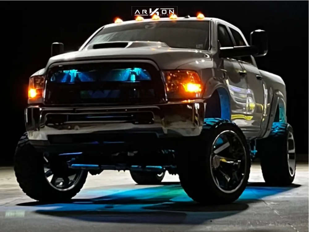 2017 Ram 2500 Wheel Offset Hella Stance >5" Suspension Lift 6 ...