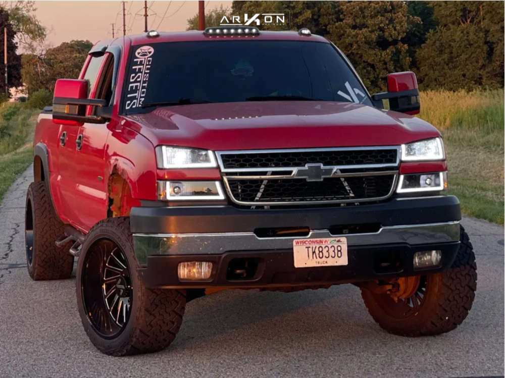 2007 Chevrolet Silverado 2500 HD Classic Wheel Offset Super Aggressive ...