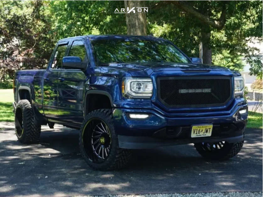 2016 GMC Sierra 1500 Wheel Offset Aggressive > 1" Outside Fender ...