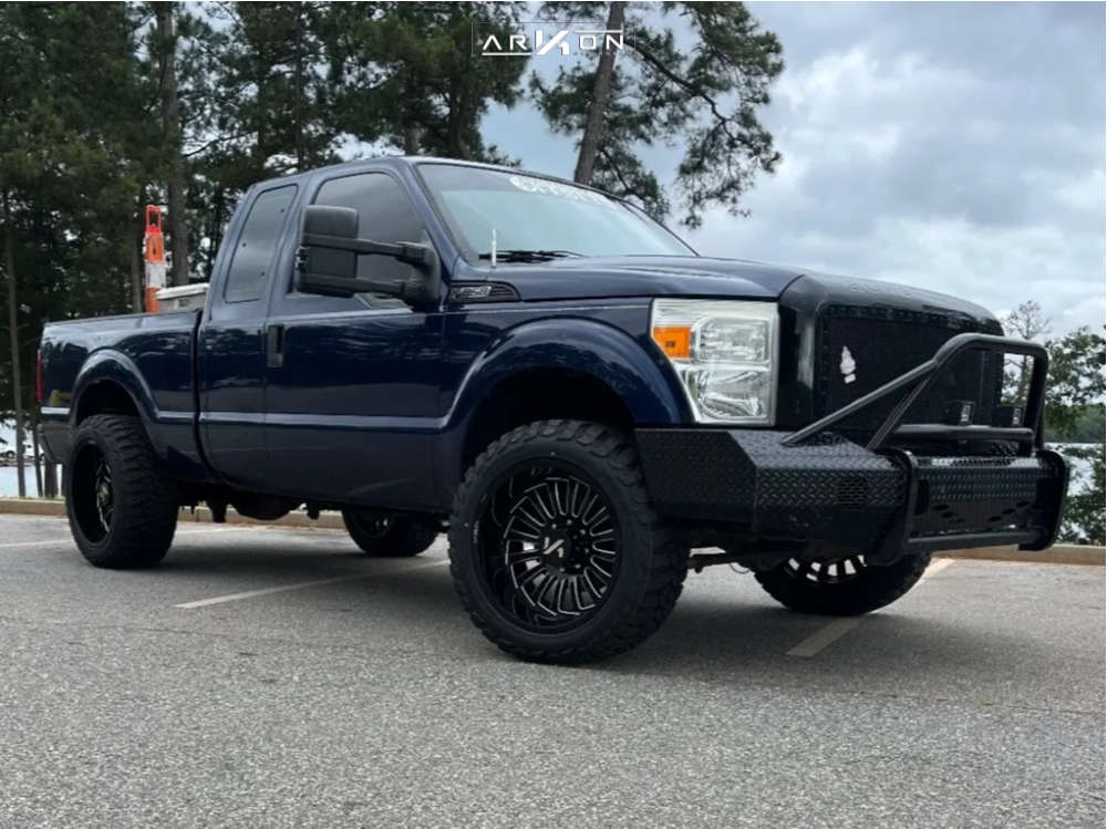 2012 Ford F-250 Super Duty Wheel Offset Super Aggressive 3"-5" Stock ...