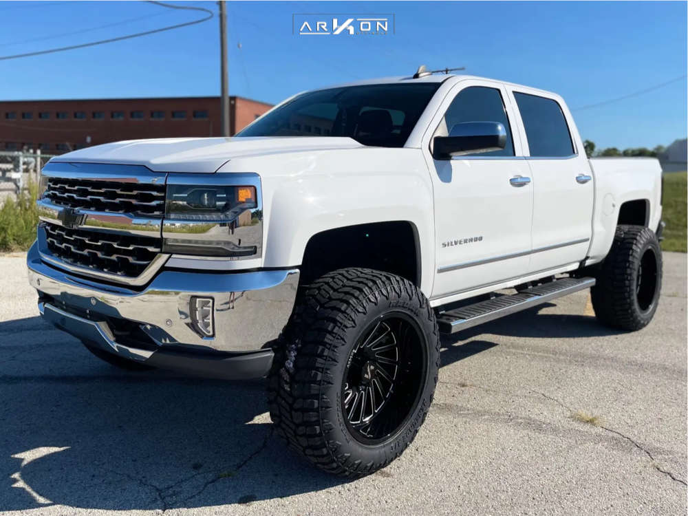 2017 Chevrolet Silverado 1500 Wheel Offset Super Aggressive 3"-5 ...