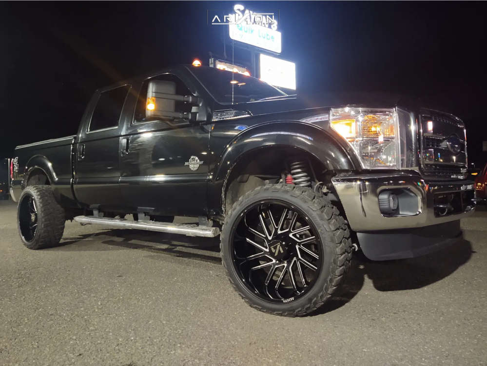 2015 Ford F-250 Super Duty Wheel Offset Super Aggressive 3"-5 ...