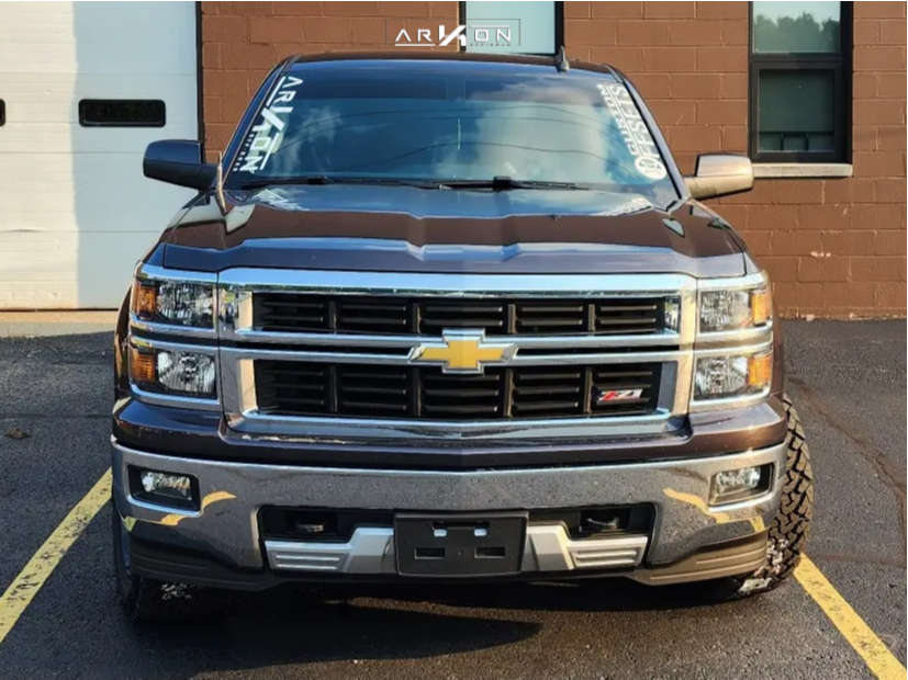 2015 Chevrolet Silverado 1500 Wheel Offset Aggressive > 1" Outside ...