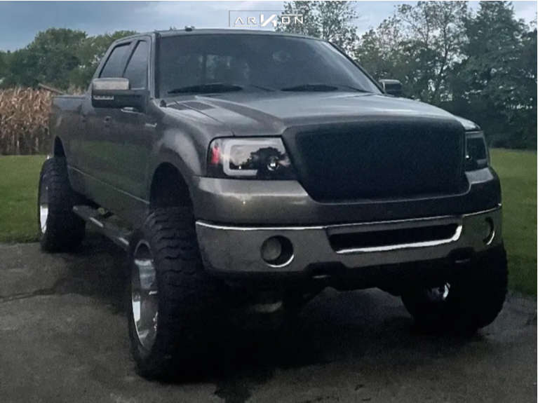 2006 Ford F-150 Wheel Offset Super Aggressive 3"-5" Suspension Lift 6 ...