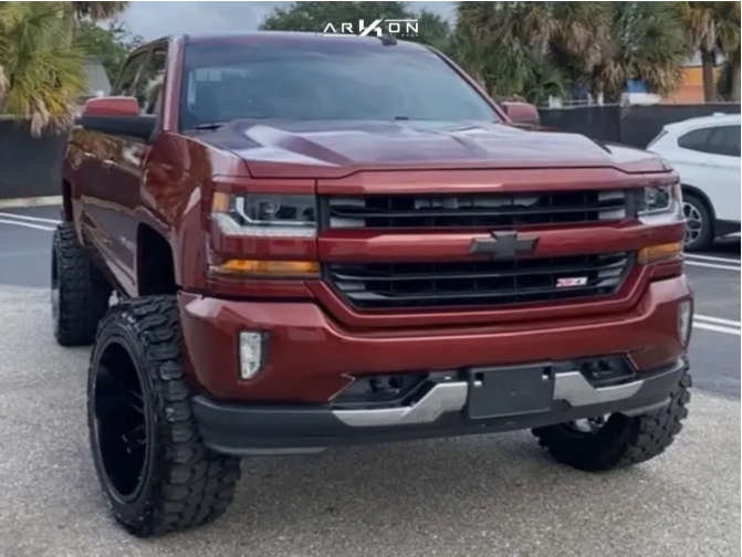 2016 Chevrolet Silverado 1500 Wheel Offset Super Aggressive 3"-5 ...