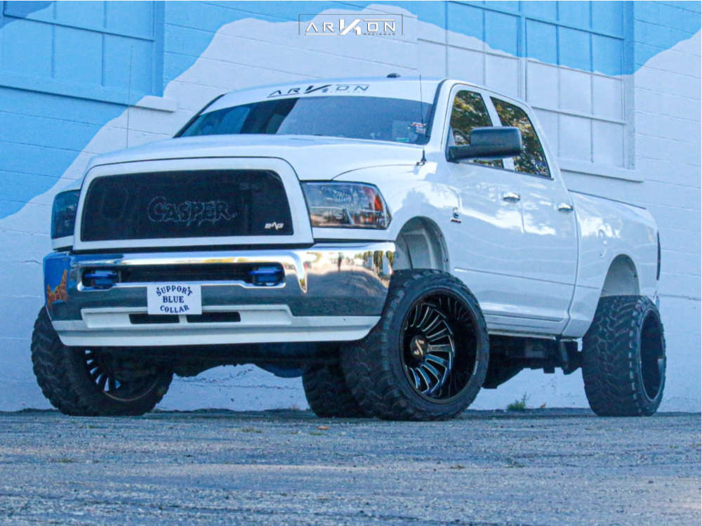 2014 Ram 2500 Wheel Offset Hella Stance >5" Suspension Lift 2.5 ...