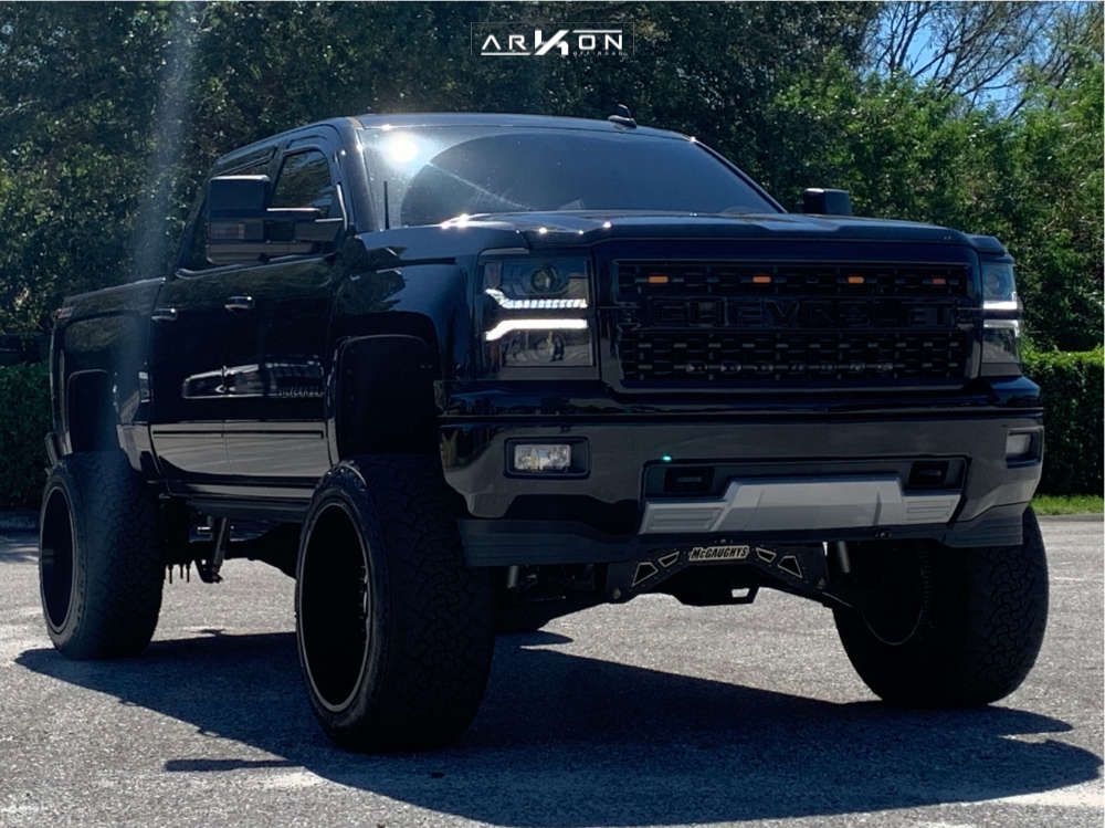 2015 Chevrolet Silverado 1500 Wheel Offset Aggressive > 1" Outside ...
