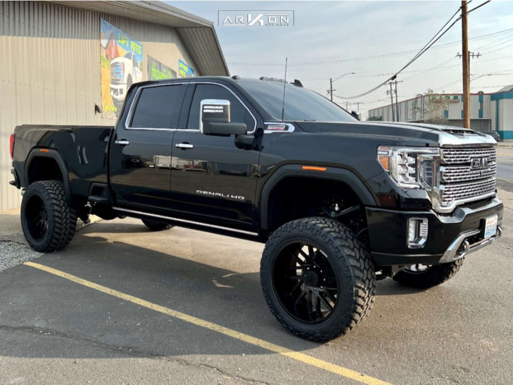 2022 GMC Sierra 3500 HD Wheel Offset Super Aggressive 3"-5" Suspension ...