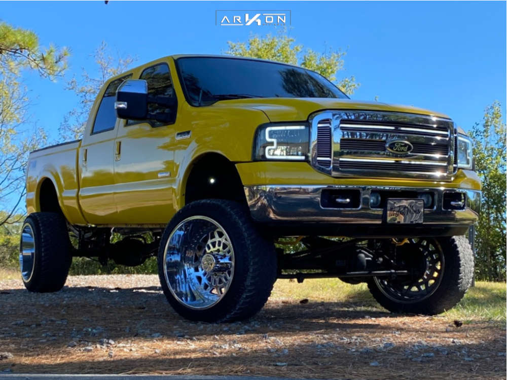 2005 Ford F-250 Super Duty Wheel Offset Super Aggressive 3"-5 ...