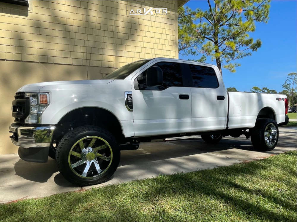 2021 Ford F-250 Super Duty Wheel Offset Super Aggressive 3"-5 ...