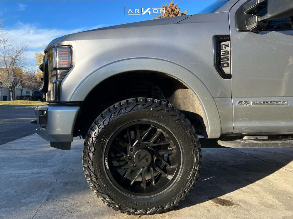 2020 Ford F-350 Super Duty Wheel Offset Aggressive > 1" Outside Fender ...