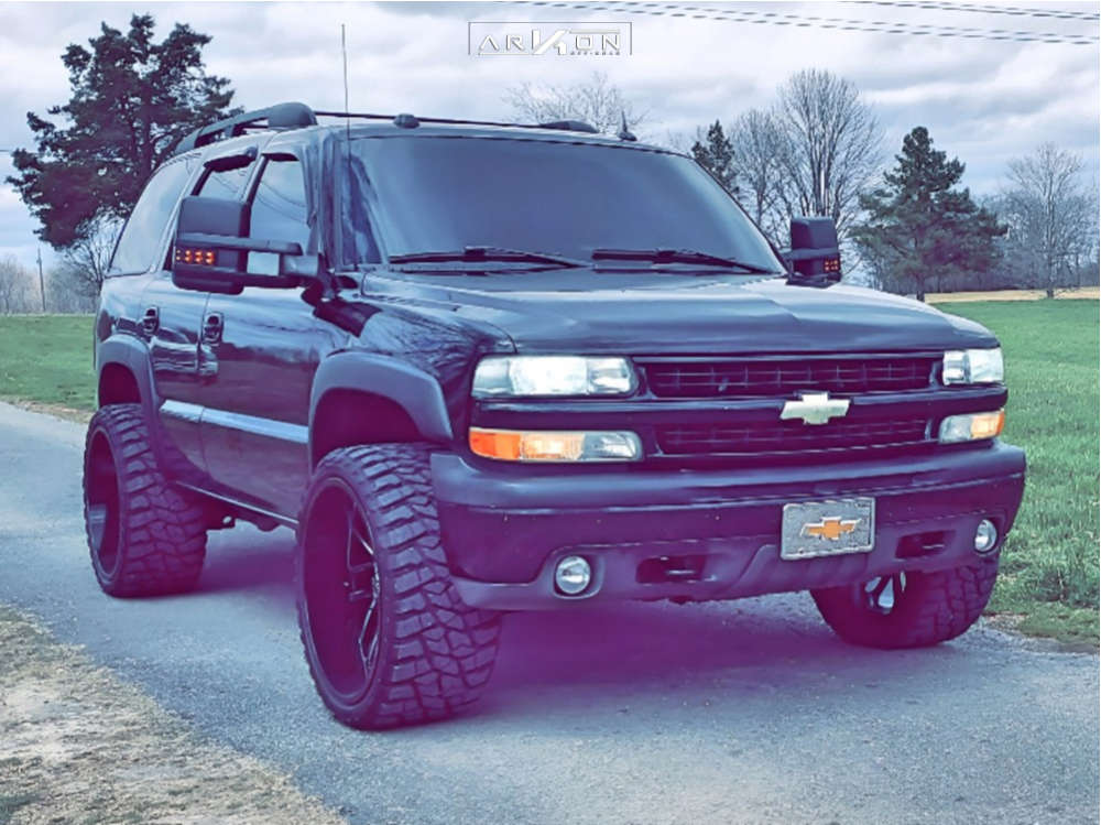 2004 Chevrolet Tahoe Wheel Offset Super Aggressive 3"-5" Leveling Kit ...