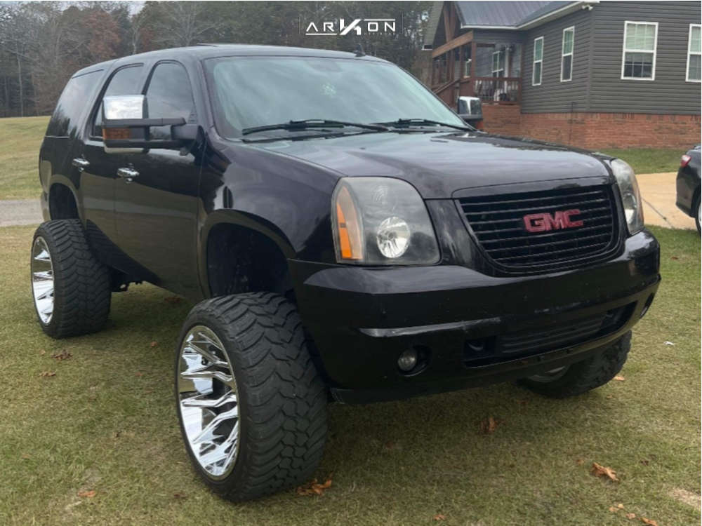 2007 GMC Yukon Wheel Offset Super Aggressive 3"-5" Suspension Lift 7.5 ...