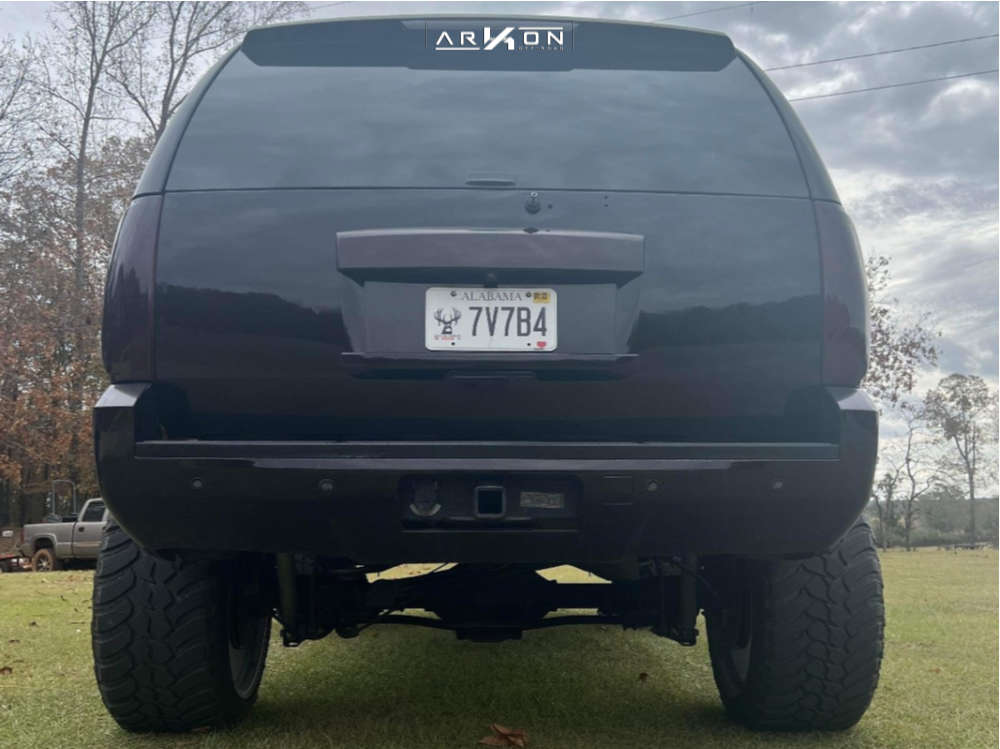 2007 GMC Yukon Wheel Offset Super Aggressive 3"-5" Suspension Lift 7.5 ...