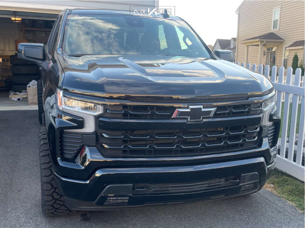 2022 Chevrolet Silverado 1500 Wheel Offset Aggressive > 1" Outside ...