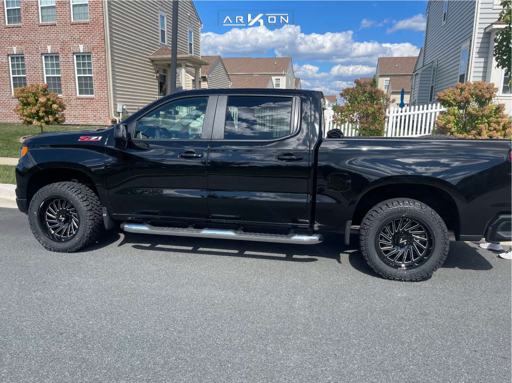 2022 Chevrolet Silverado 1500 Wheel Offset Aggressive > 1" Outside ...