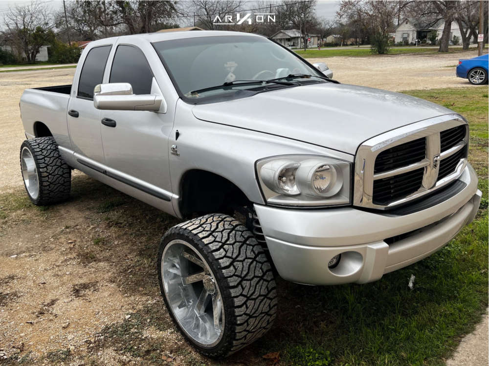 2007 Dodge Ram 2500 Wheel Offset Hella Stance >5" Suspension Lift 5 ...