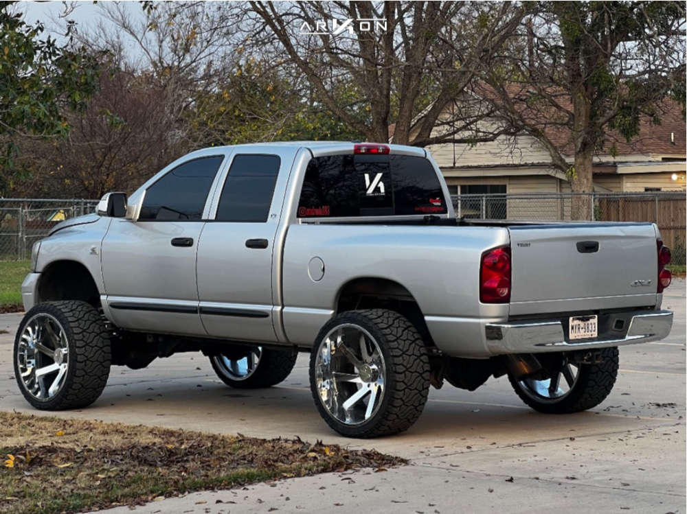 2007 Dodge Ram 2500 Wheel Offset Hella Stance >5" Suspension Lift 5 ...