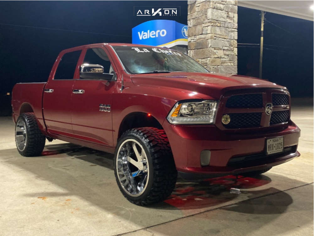 2014 Ram 1500 Wheel Offset Aggressive > 1" Outside Fender Leveling Kit ...