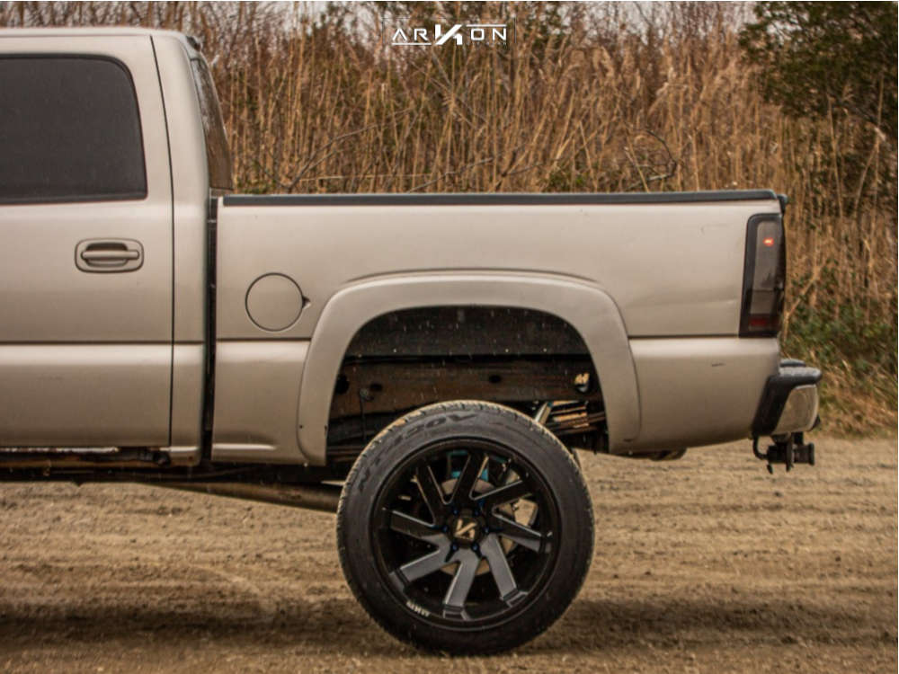 2004 Chevrolet Silverado 1500 Wheel Offset Super Aggressive 3"-5 ...