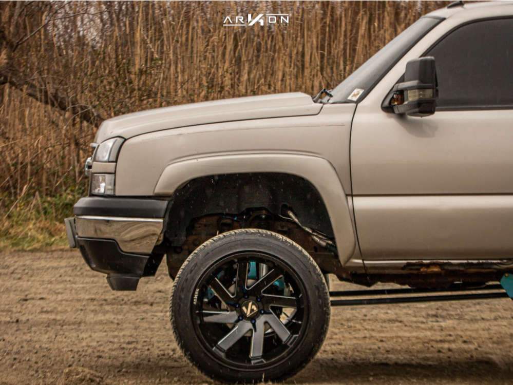 2004 Chevrolet Silverado 1500 Wheel Offset Super Aggressive 3"-5 ...
