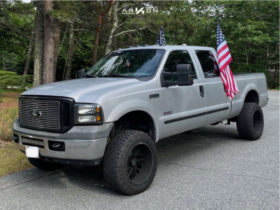 2004 Ford F-250 Super Duty Wheel Offset Super Aggressive 3"-5" Leveling ...