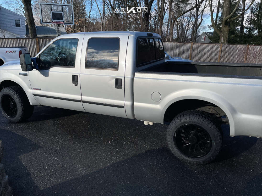 2004 Ford F-250 Super Duty Wheel Offset Super Aggressive 3"-5" Leveling ...