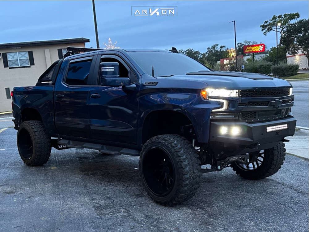 2019 Chevrolet Silverado 1500 Wheel Offset Aggressive > 1" Outside ...