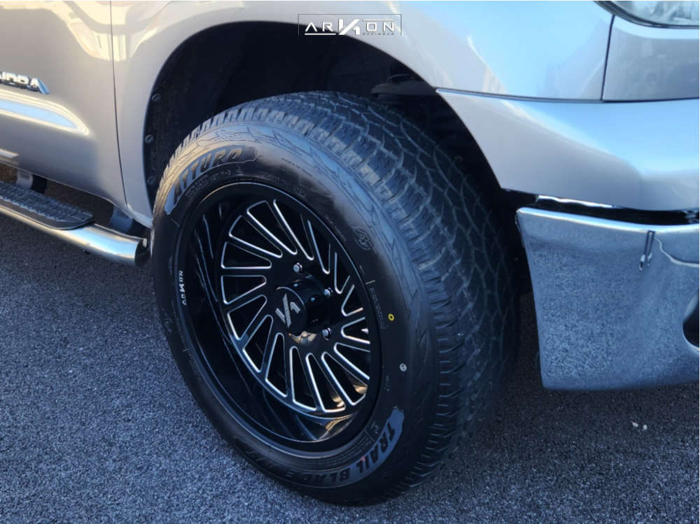 2011 Toyota Tundra Wheel Offset Aggressive > 1" Outside Fender Stock ...