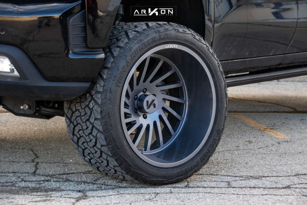2021 Chevrolet Silverado 1500 Wheel Offset Hella Stance >5" Suspension ...