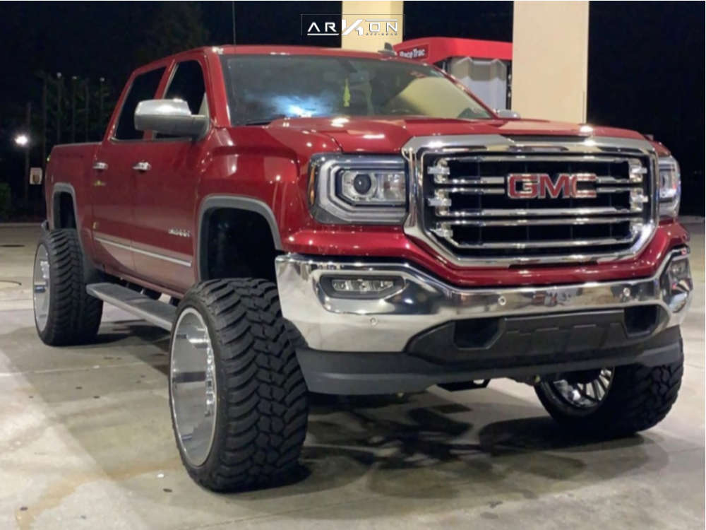 2018 GMC Sierra 1500 Wheel Offset Super Aggressive 3"-5" Suspension ...