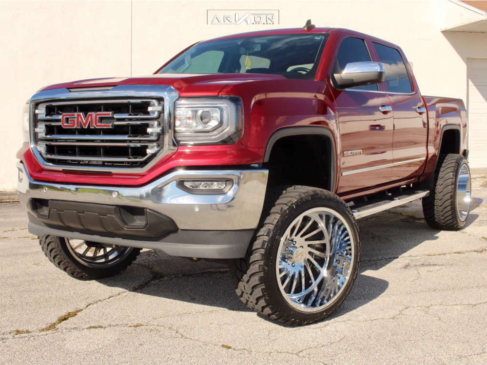 2018 GMC Sierra 1500 Wheel Offset Super Aggressive 3"-5" Suspension ...