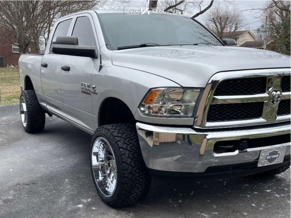2014 Ram 2500 Wheel Offset Aggressive > 1" Outside Fender Leveling Kit ...