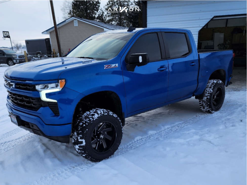 2022 Chevrolet Silverado 1500 Wheel Offset Aggressive > 1" Outside ...