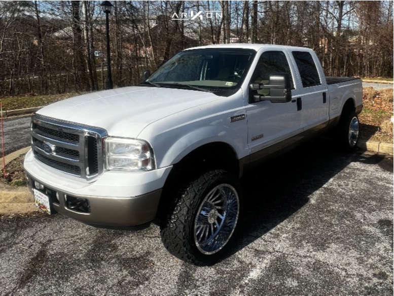 2006 Ford F-250 Super Duty Wheel Offset Super Aggressive 3"-5" Leveling ...