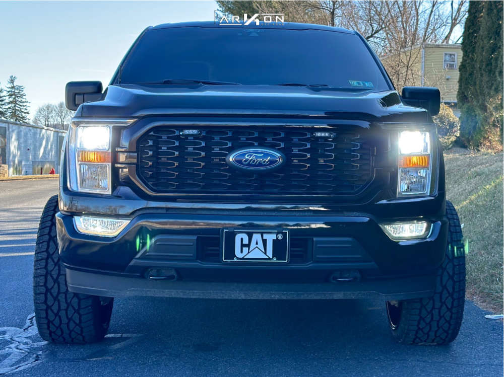 2021 Ford F-150 Wheel Offset Aggressive > 1" Outside Fender Leveling ...