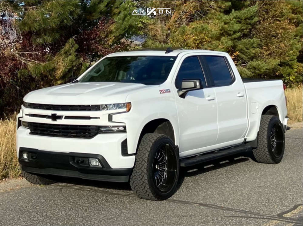 2019 Chevrolet Silverado 1500 Wheel Offset Super Aggressive 3"-5 ...