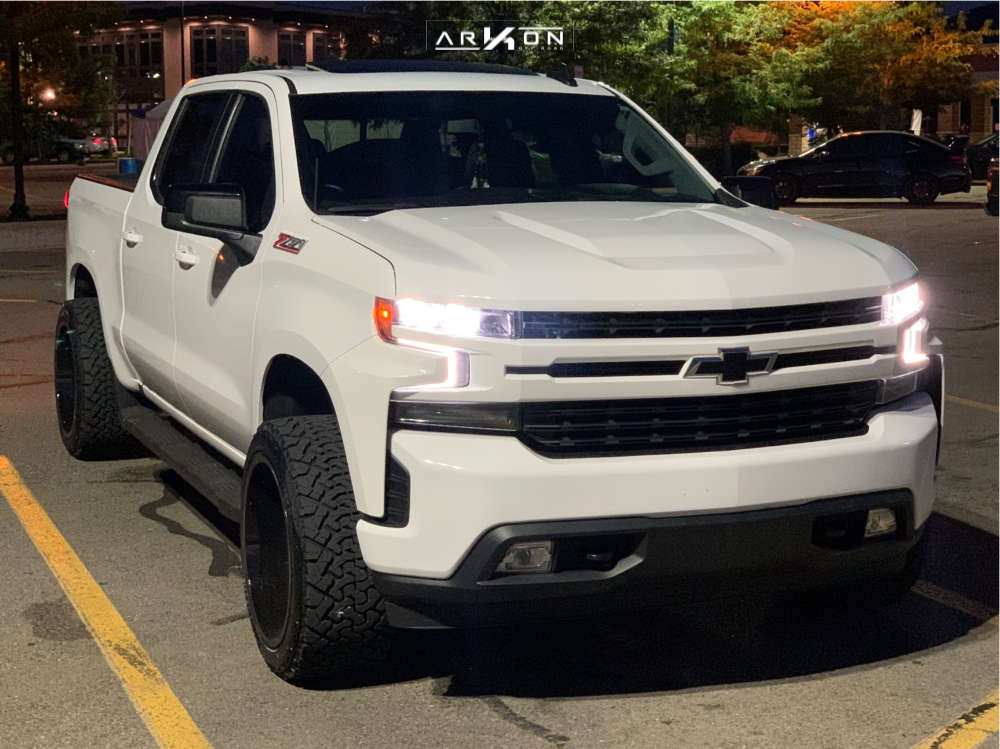 2019 Chevrolet Silverado 1500 Wheel Offset Super Aggressive 3"-5 ...