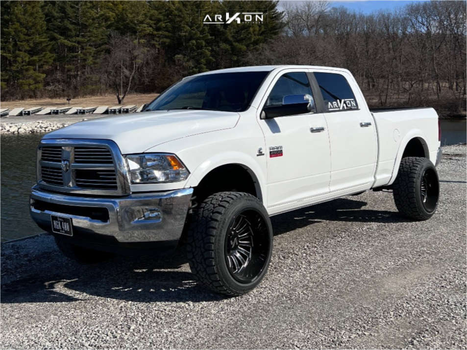 2010 Dodge Ram 2500 Wheel Offset Hella Stance >5" Suspension Lift 3 ...
