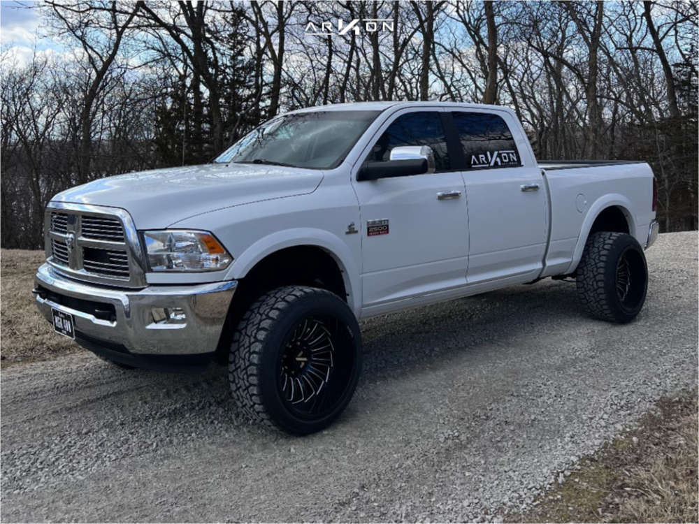 2010 Dodge Ram 2500 Wheel Offset Hella Stance >5" Suspension Lift 3 ...
